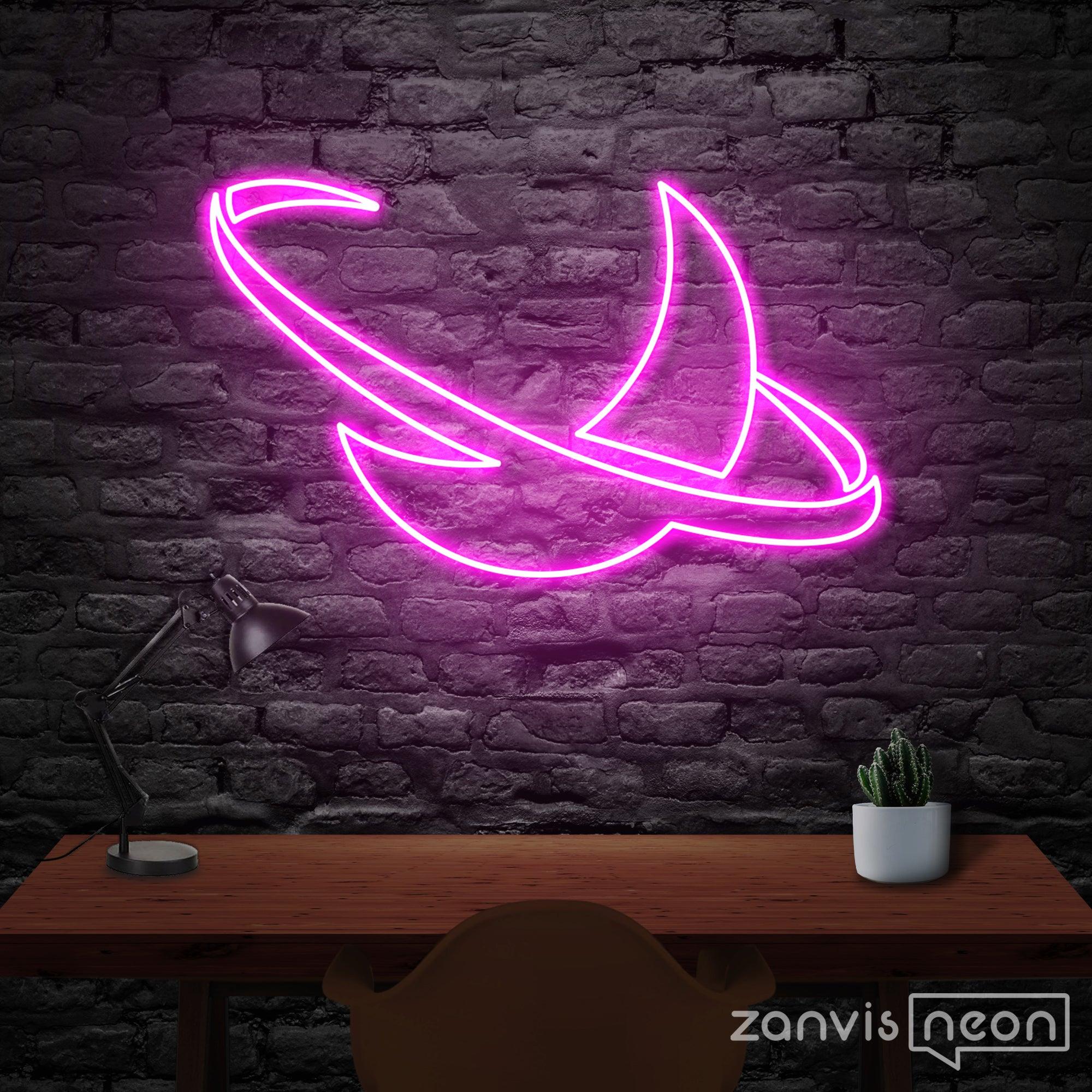 Crescent Moon Neon Sign