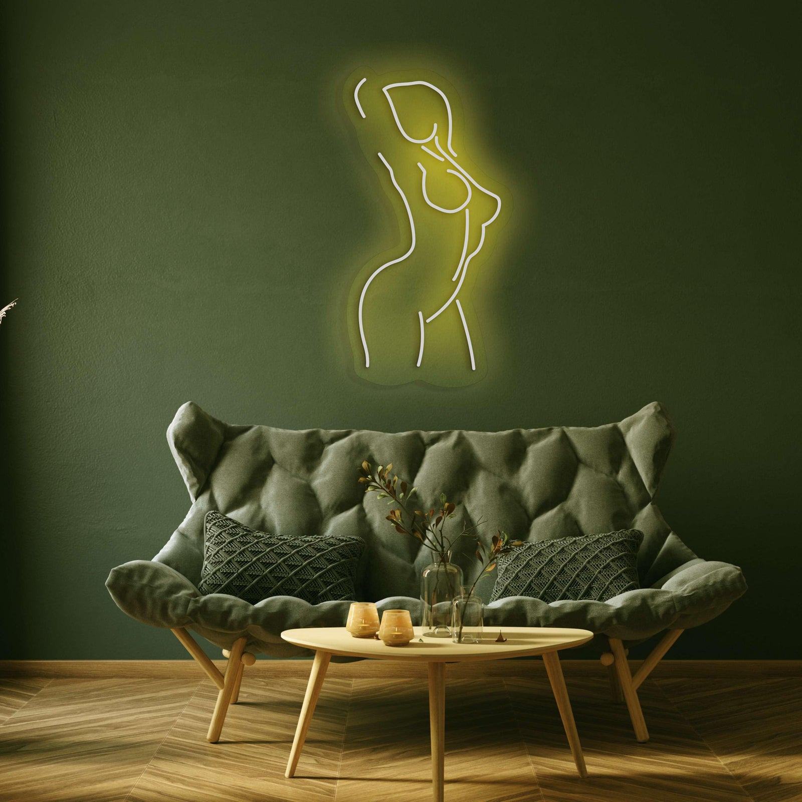Female Pose Neon Sign