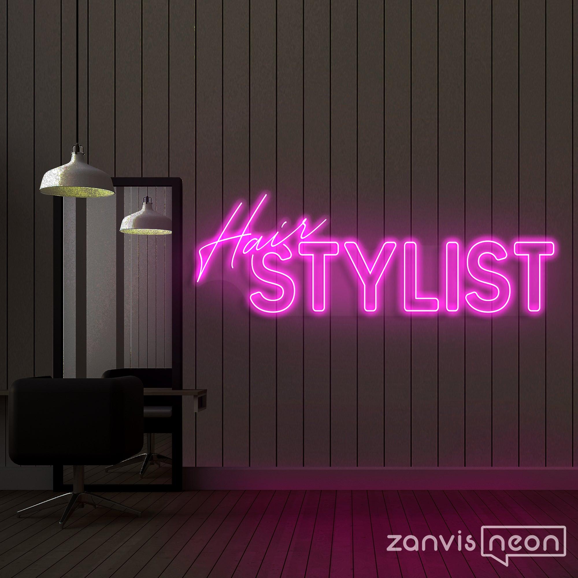 Hair Stylist Neon Sign