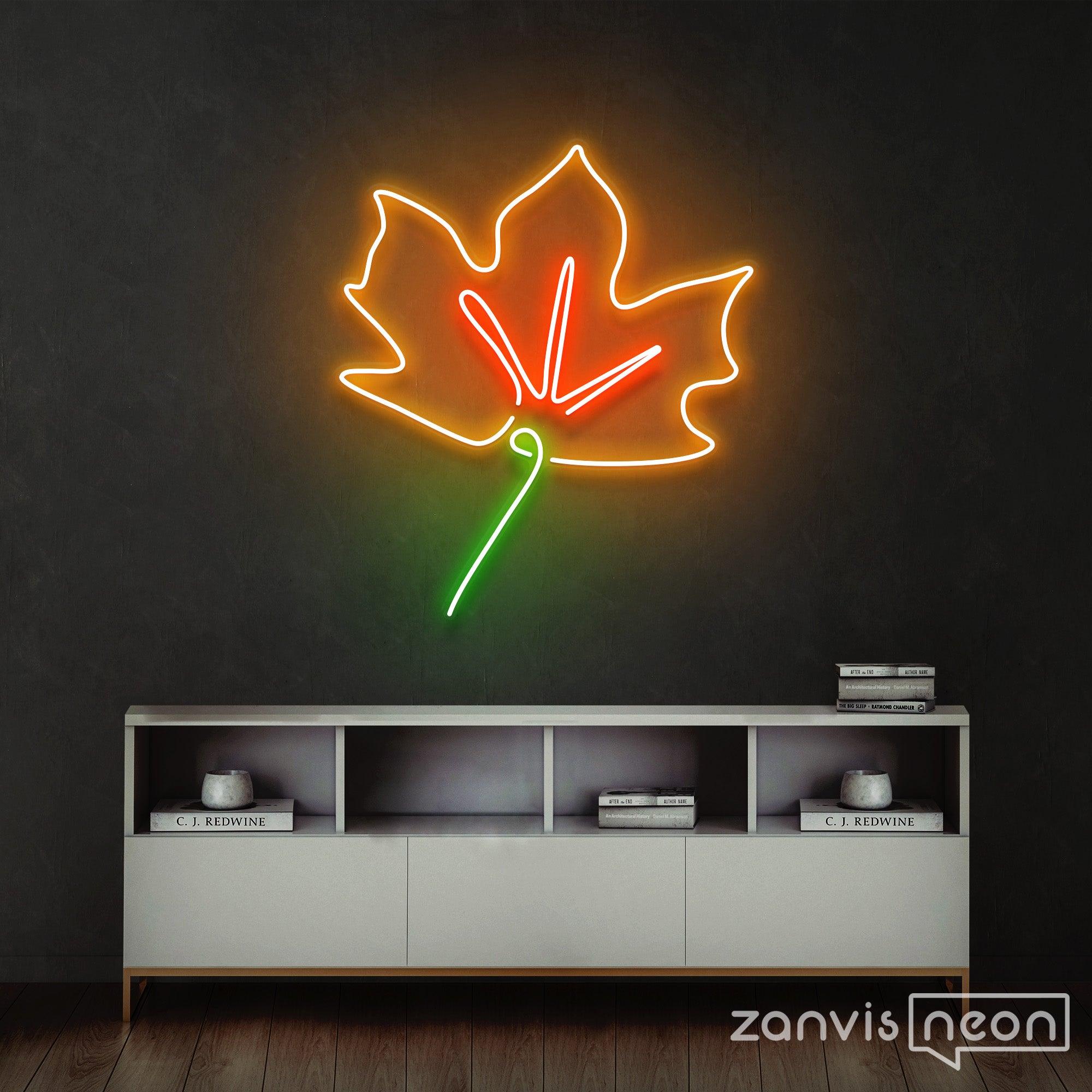 Maple Leaf Neon Sign