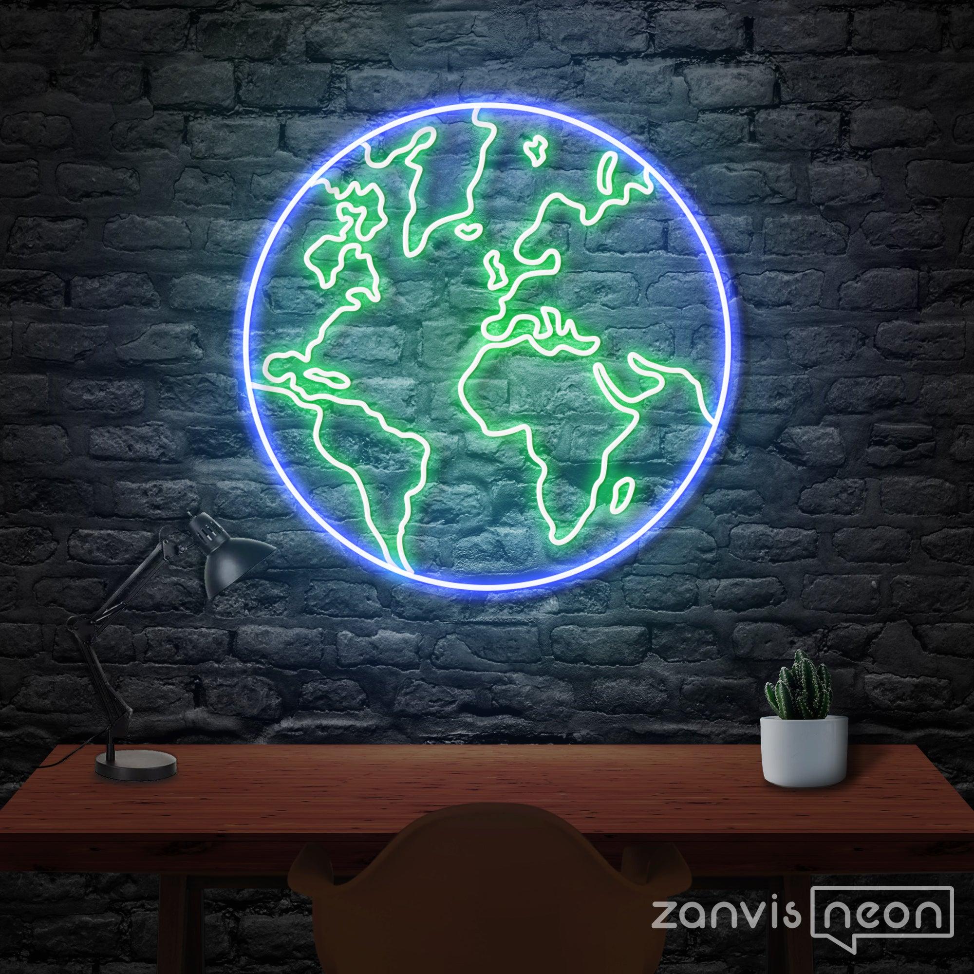 The Earth Neon Sign