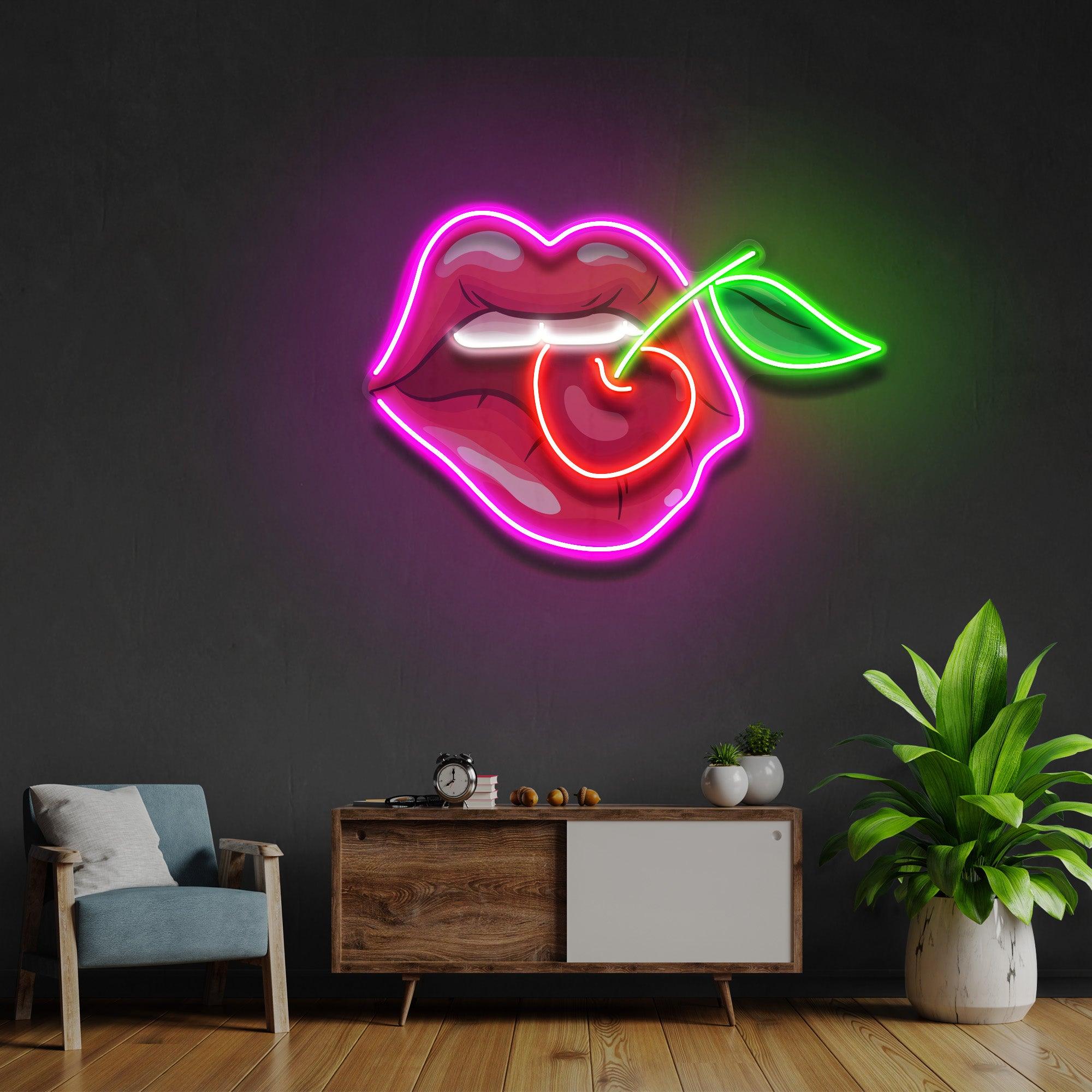 Sweet Cherry Led Neon Sign - Acrylic Artwork